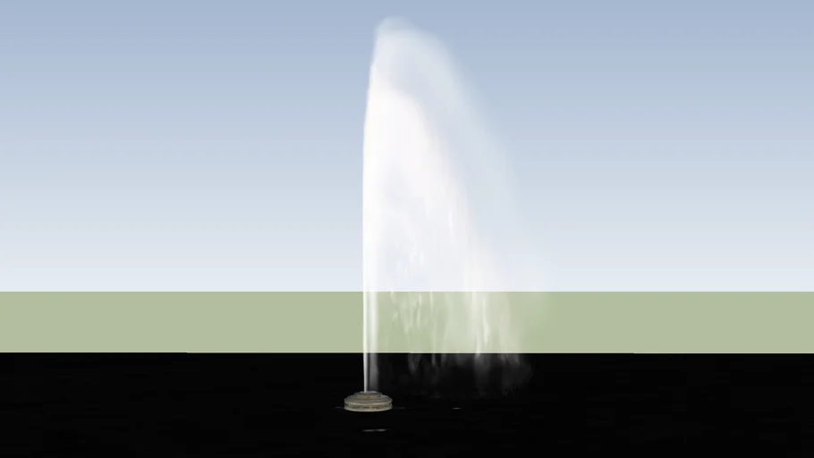 Jet of water in Han river | 3D Warehouse