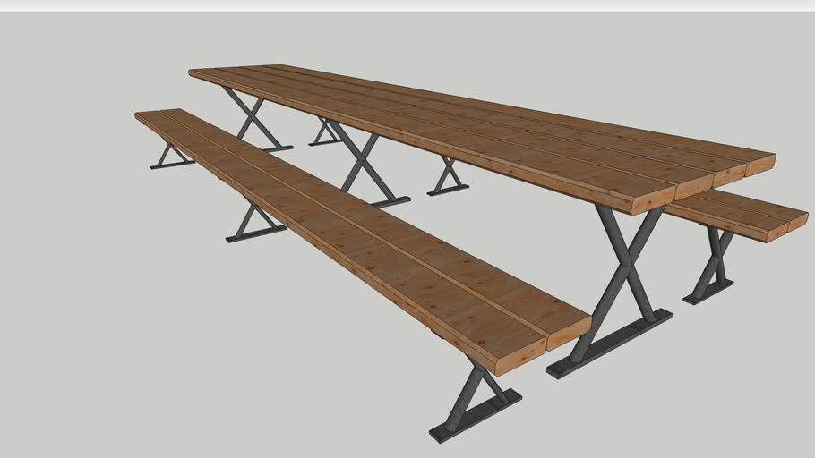 Long table | 3D Warehouse