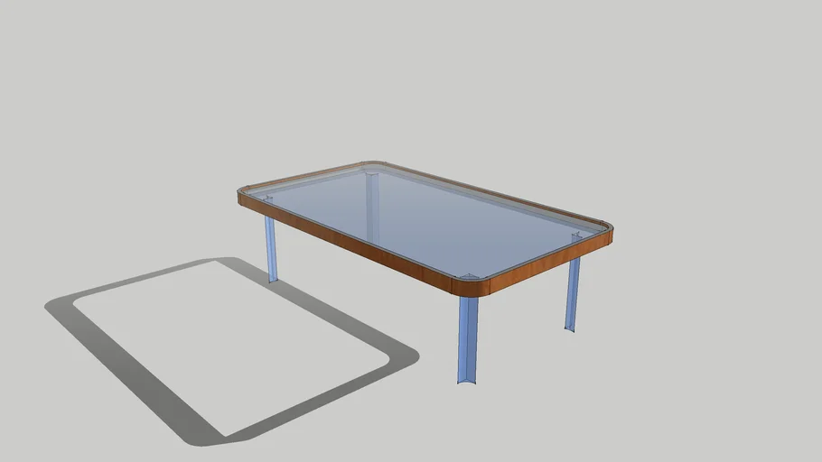 Simple glass Table | 3D Warehouse