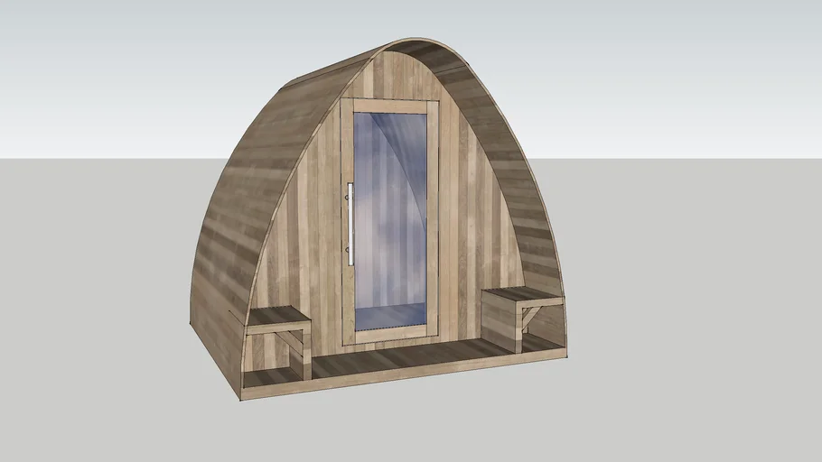 Sauna POD / Barrelsauna | 3D Warehouse