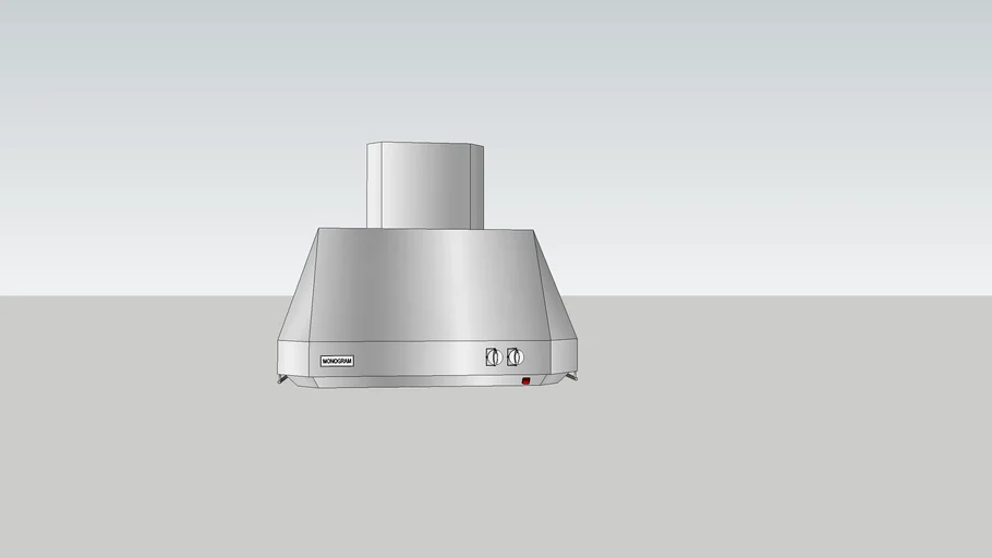 36' Monogram Hood | 3D Warehouse