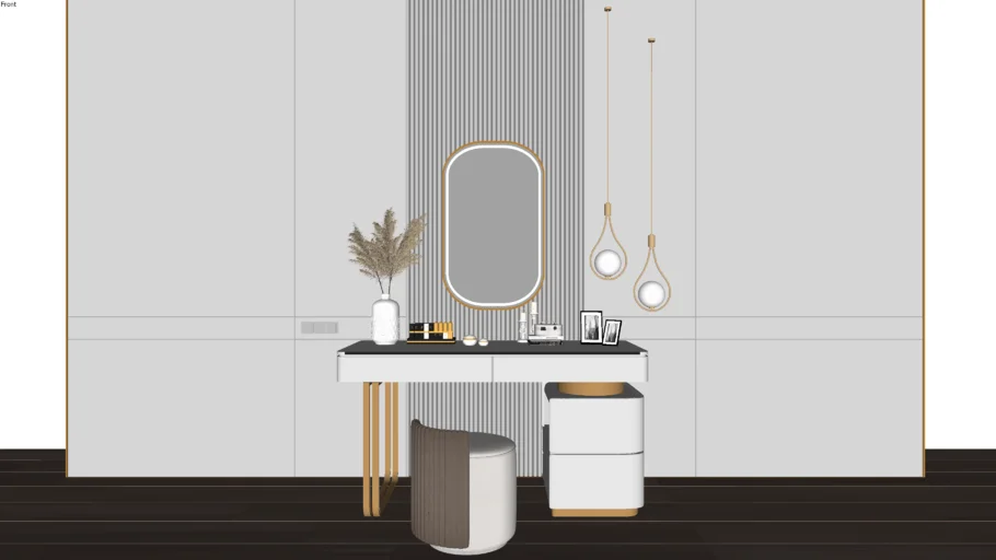 makeup table | 3D Warehouse