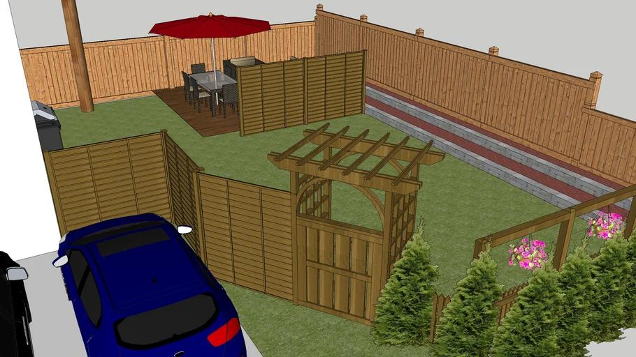 Backyard ideas | 3D Warehouse