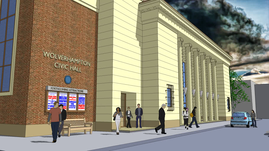 CIVIC HALL WOLVERHAMPTON | 3D Warehouse