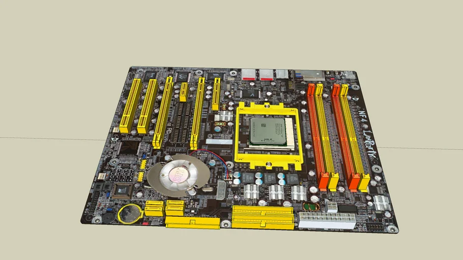 Dfi LanParty nF4 Ultra-D | 3D Warehouse