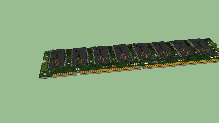 SDRam Memory Spectek Arrow PC133 128 MB | 3D Warehouse