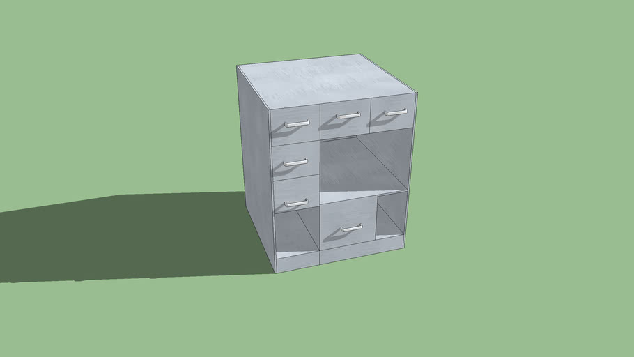 mueble cuadrado | 3D Warehouse