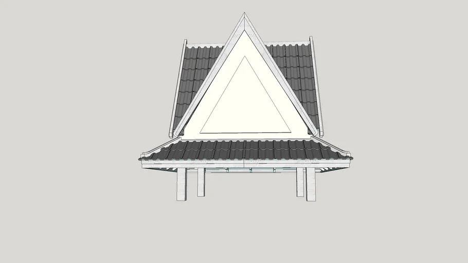 Khmer Roof Style 1 | 3D Warehouse