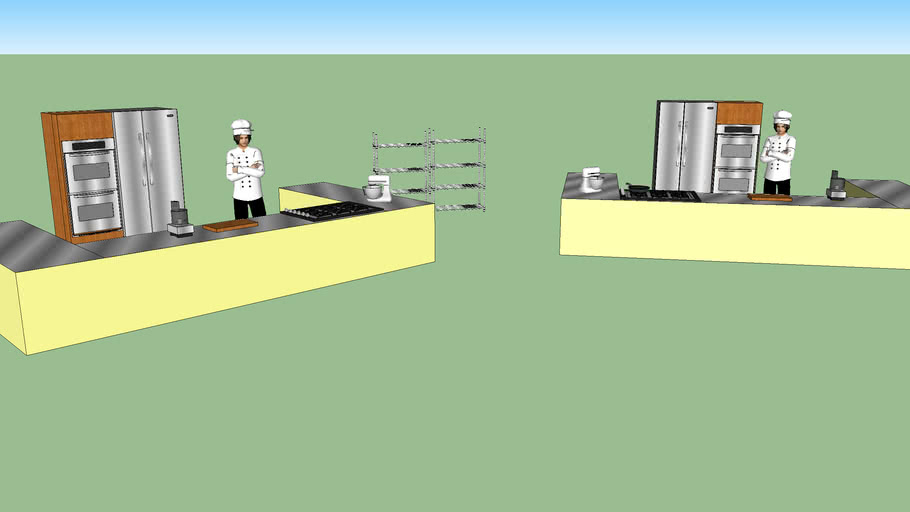 Master Chef Kitchen set up | 3D Warehouse