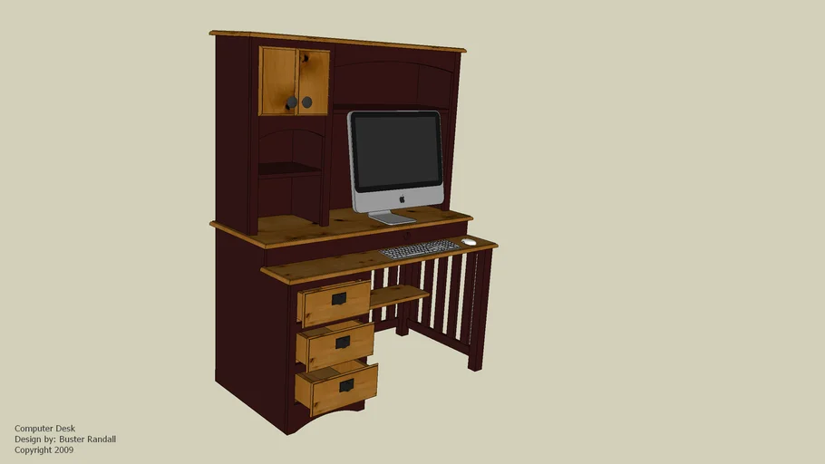 Computer Desk | 3D Warehouse