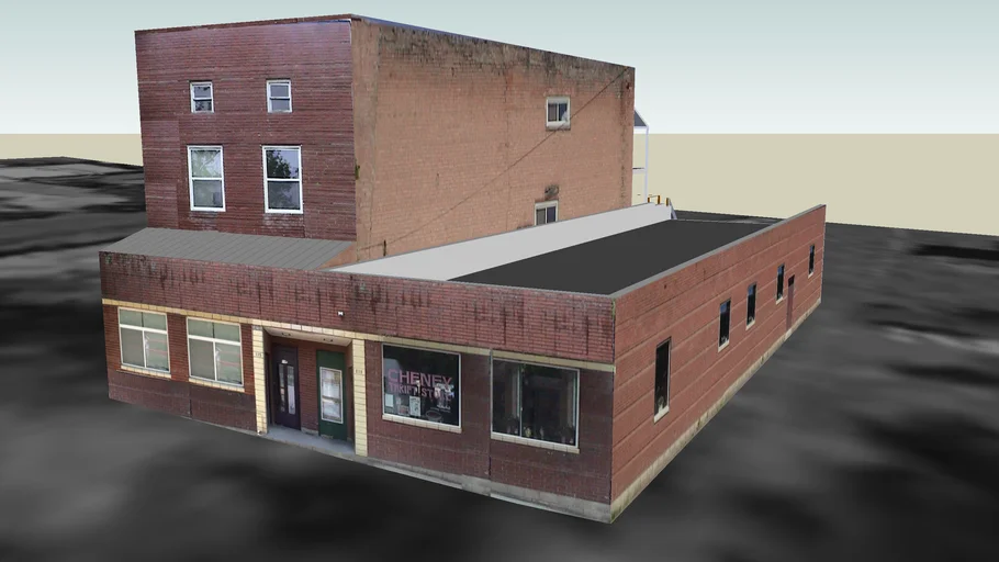 Old City Hall - Downtown Historic District, City of Cheney | 3D Warehouse