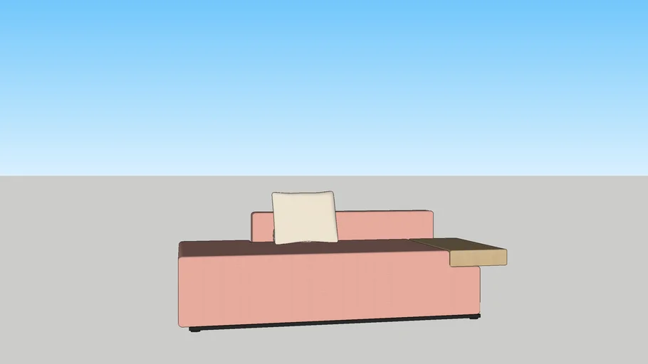 CHAISE ISLA C/ MESA | 3D Warehouse