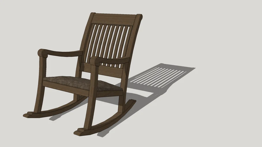 rocking chair, кресло качалка | 3D Warehouse
