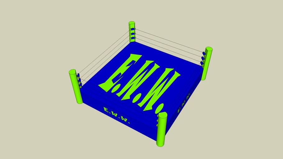 Wrestling Ring | 3D Warehouse