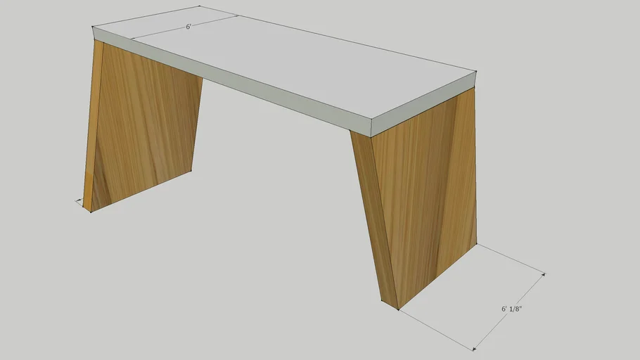 asymmetrical slanted archway | 3D Warehouse