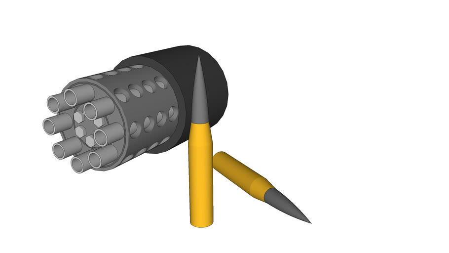 GAU-8 Avenger ( the gatling gun on the A-10 thunderbolt ) PLEASE RATE ...