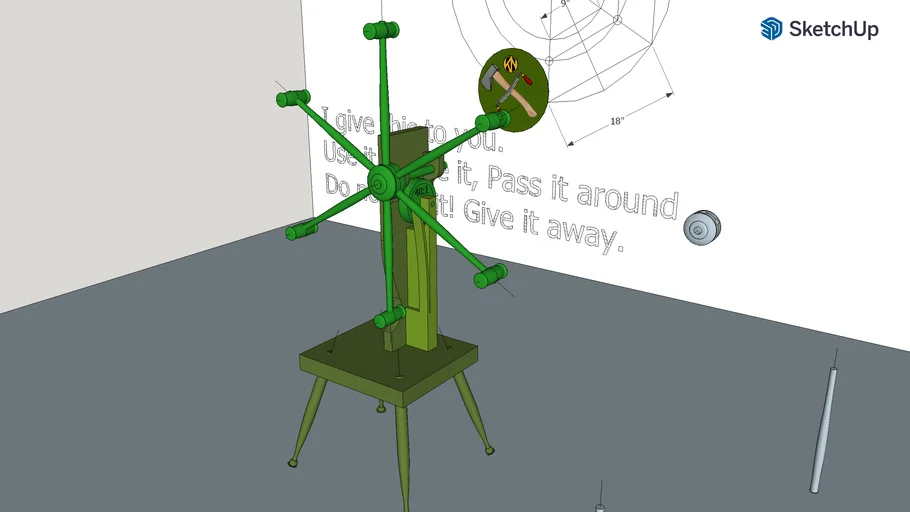 yarn winder 1 | 3D Warehouse