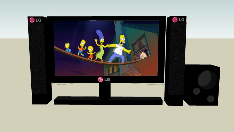 big tv | 3D Warehouse