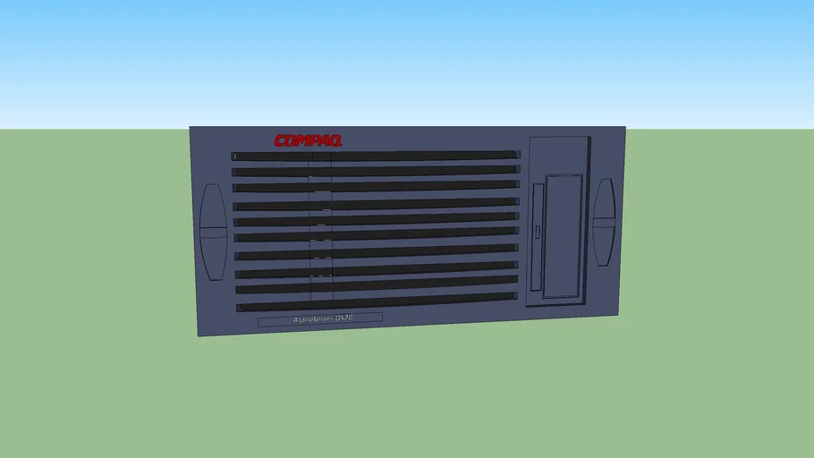 Compaq AlphaServer DS20 (rackmount) server | 3D Warehouse