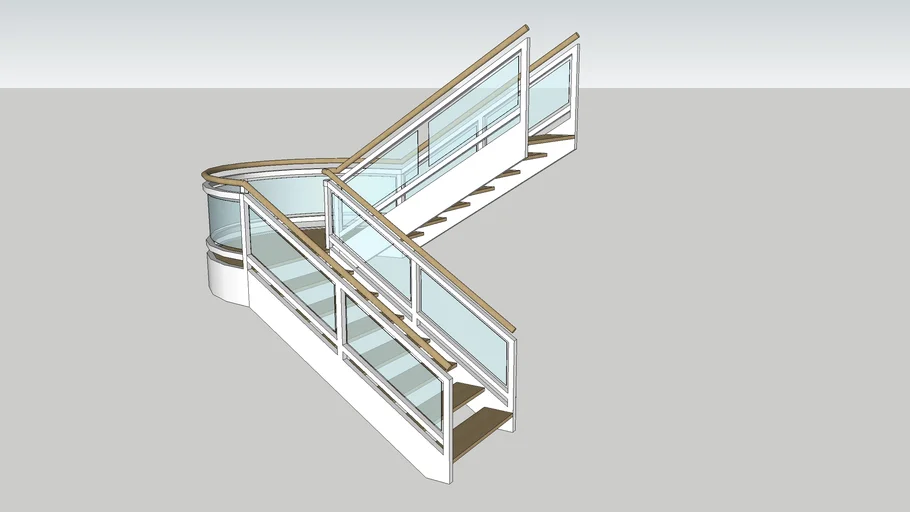 Trappe med repos | 3D Warehouse