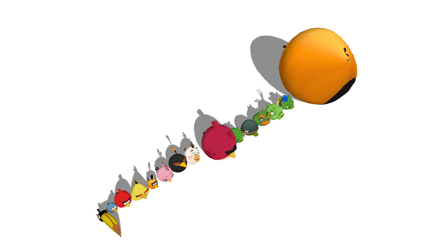 All ,,Angry Birds GO!'models | 3D Warehouse