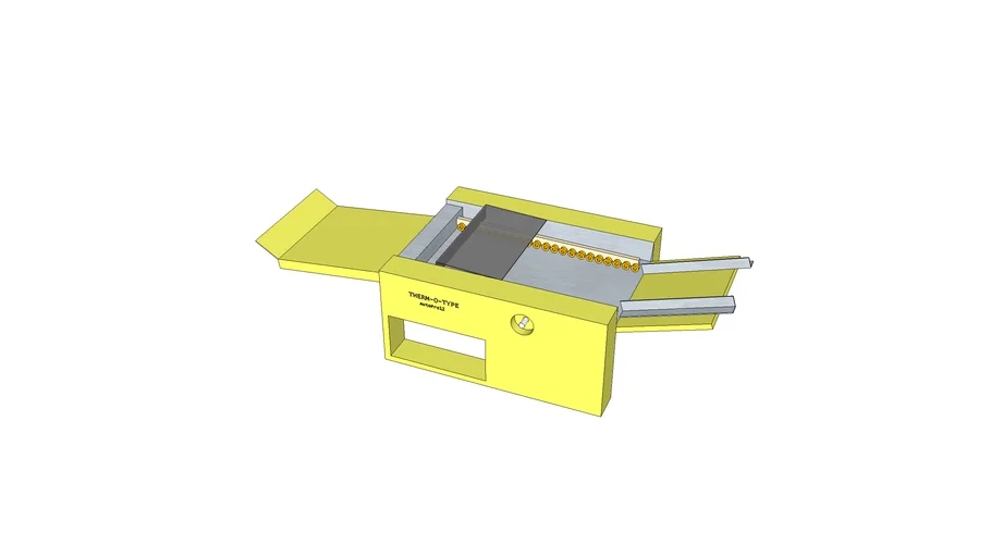 Thermo-Type Business Card Slitter | 3D Warehouse