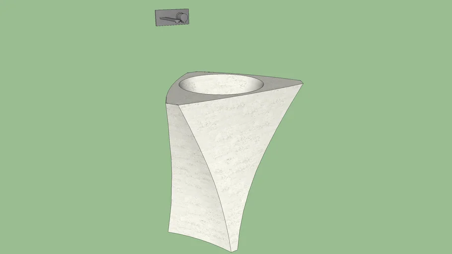 Sink_il_bagno_bandini_prisma | 3D Warehouse