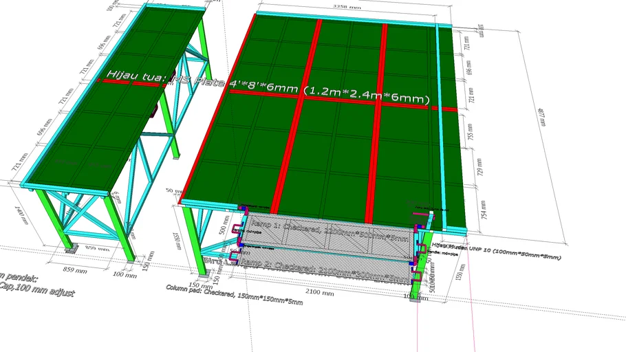 (Un)loading Platform - Rev 2 - IN HOUSE DESCRIPTION | 3D Warehouse