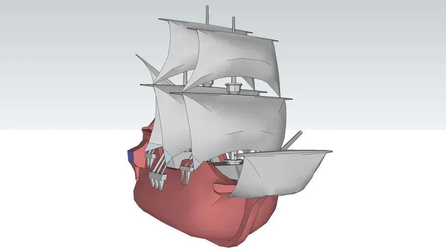 Kapal Layar Tempo Dulu | 3D Warehouse