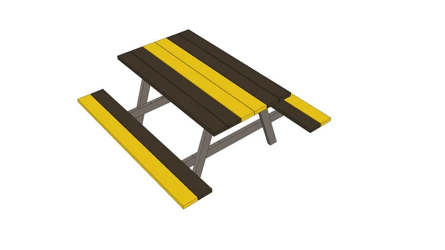Table picnic | 3D Warehouse