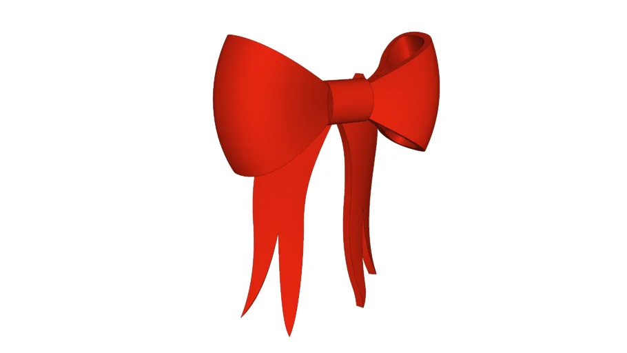 red_Knot_Noeud_Rouge_Gifts_Cadeaux | 3D Warehouse