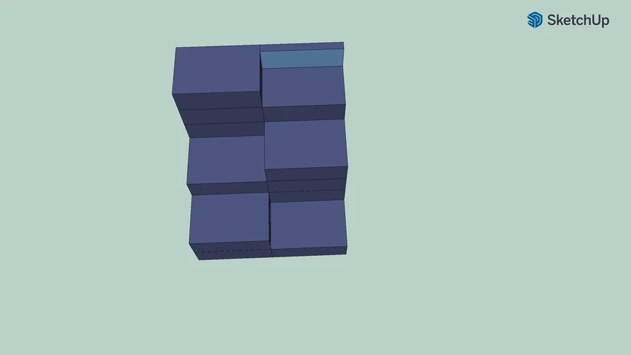 reverse stair 1 | 3D Warehouse