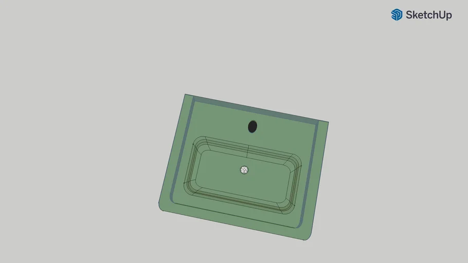 erin_neon 600 glass basin .skp | 3D Warehouse