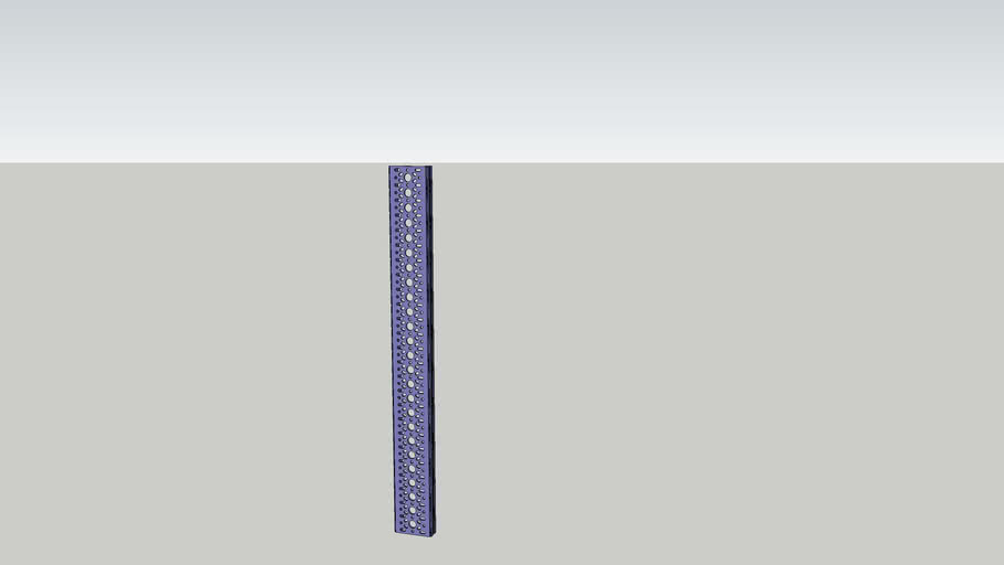 Rev Robotics 408mm 15x45mm C channel | 3D Warehouse