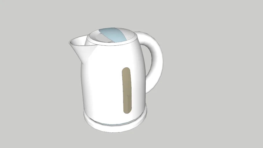 Plastic electric kettle | 3D Warehouse
