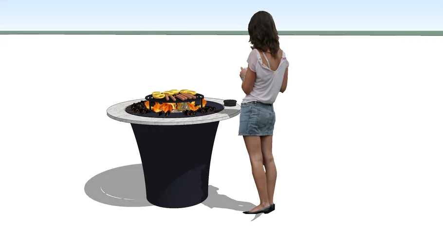Grill Freestanding | 3D Warehouse
