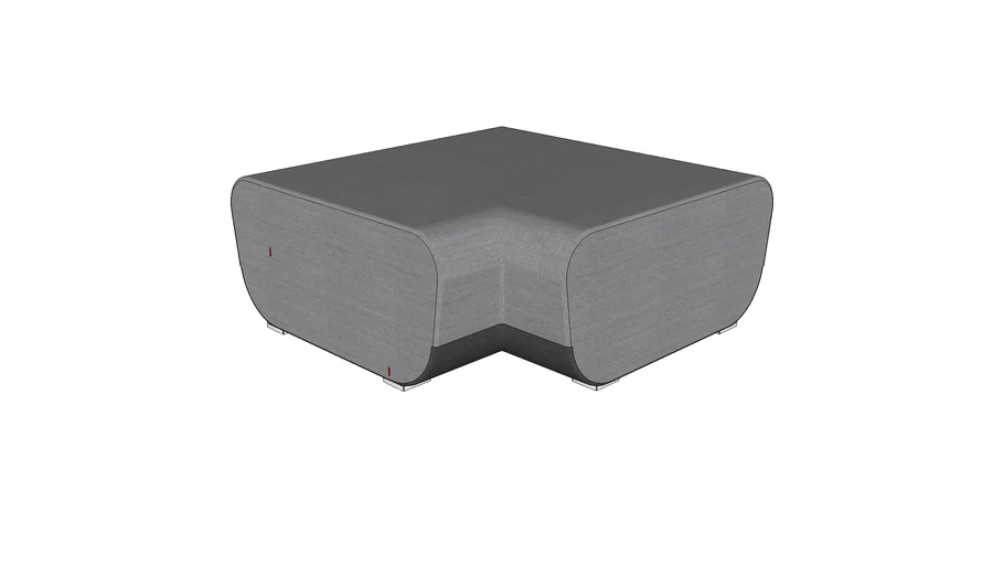 Open port modular seats LD seating | 3D Warehouse