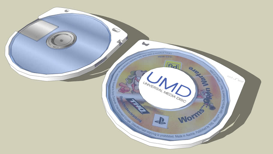 UMD Disc for Sony PSP | 3D Warehouse
