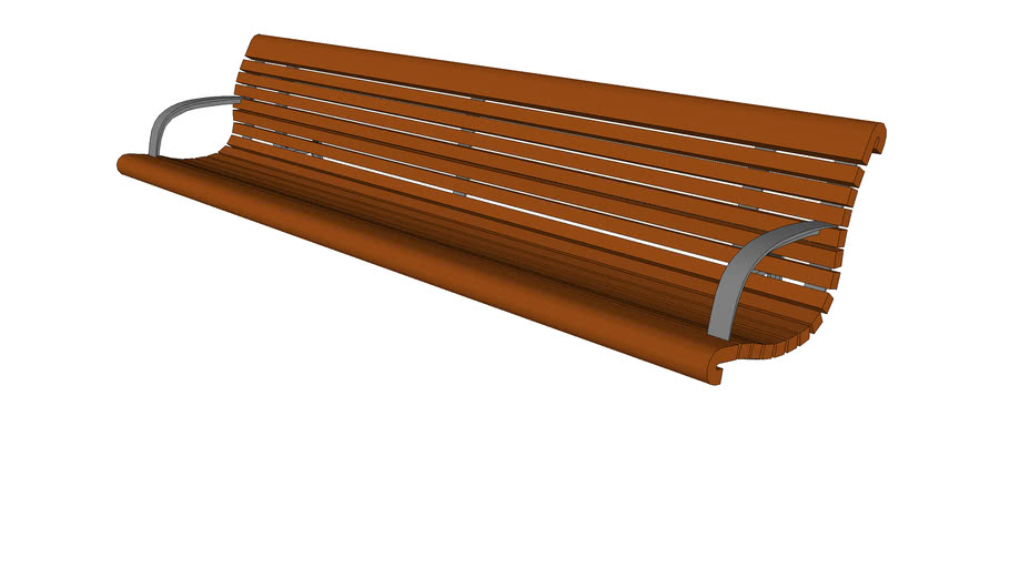 Gretchen 96' Bench | 3D Warehouse