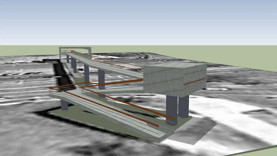 Puente Peatonal | 3D Warehouse