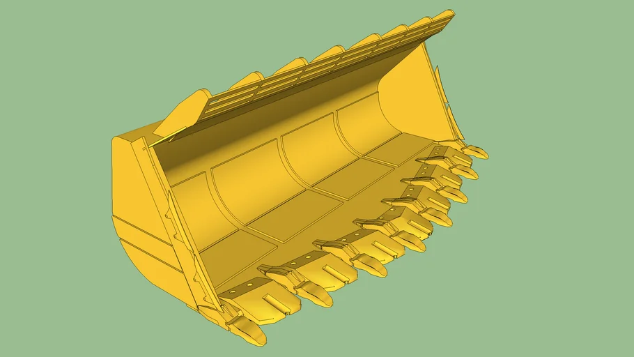 CAT 990H Wheel Loader Bucket | 3D Warehouse