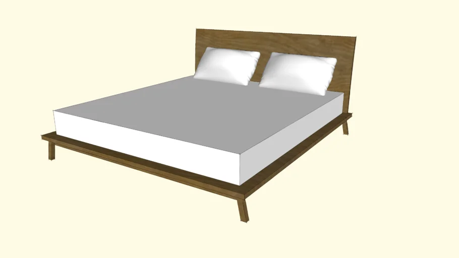 Catalina King bed for SCAN DESIGN | 3D Warehouse