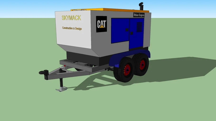 A Skymack Diesel Generator | 3D Warehouse