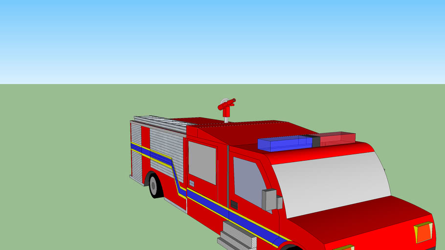 Fire engine02 | 3D Warehouse