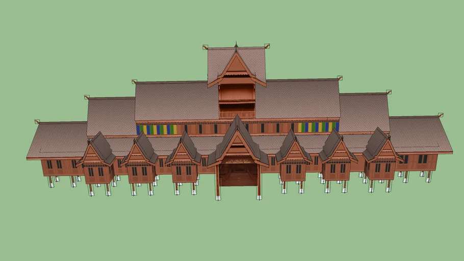 Melaka Sultanate Palace Museum | 3D Warehouse