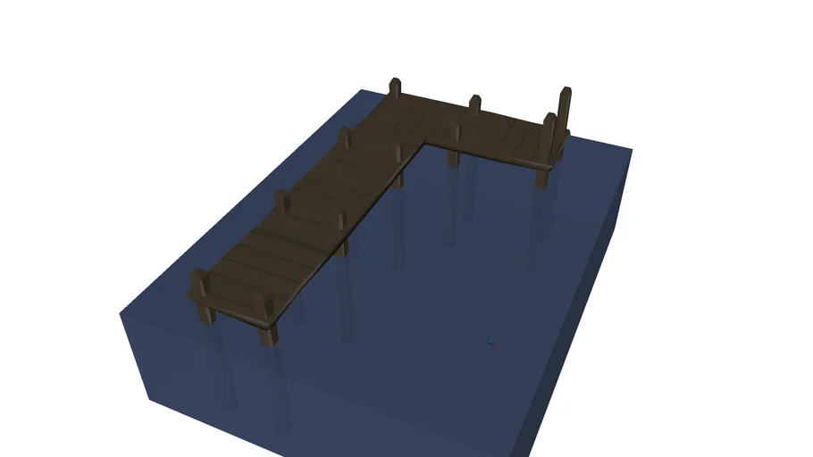 Low Poly Dock | 3D Warehouse