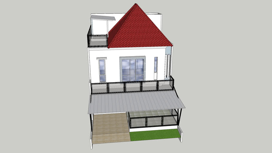 Rumah 2 Lantai 3 Kamar | 3D Warehouse