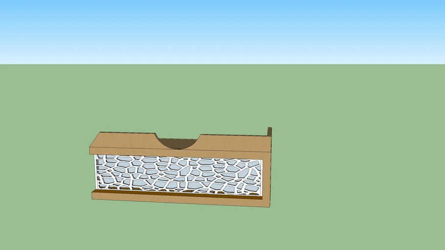 reception table | 3D Warehouse