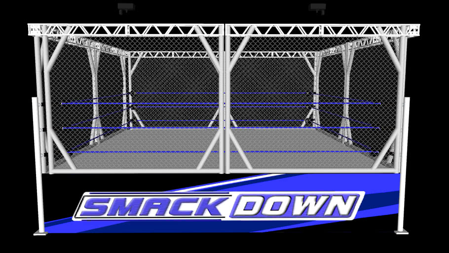 WWE Steel Cage | 3D Warehouse