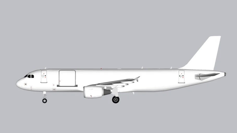 Template - Airbus A320-214(P2F) | 3D Warehouse